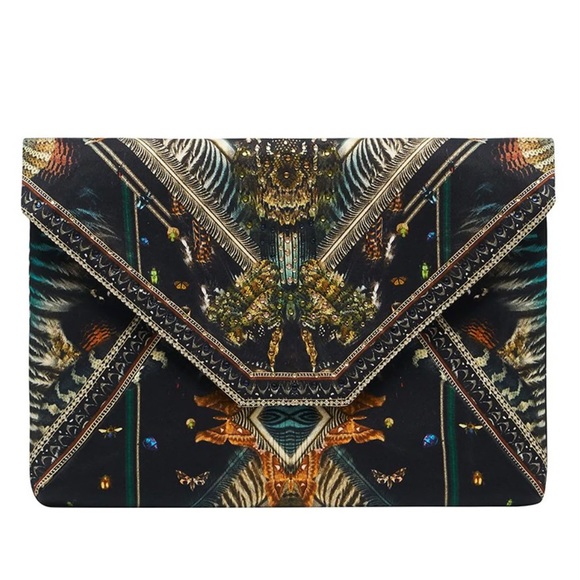 Camilla | Bags | Camilla Maternal Instinct Silk Print Embellished ...